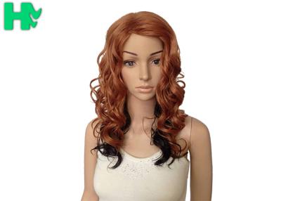 China Loose Curly Long Synthetic Wig 22 Inch Japanese Kanekalon Fiber Heat Resistant for sale