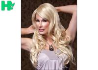 China Multi Color Long Side Bang Synthetic Heat Resistant Wig 70cm Shaggy Wave for sale