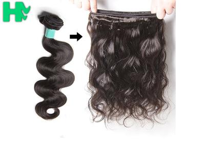 China Virgin Indian Human Hair Body Wave Extensions 20 Inch Remy Hair Weft No Shedding for sale