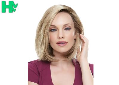 China New Style Normal Lace Short Synthetic Wigs Heat Resistant Machine Made for sale