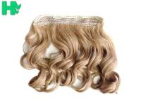 China Heat Friendly Natural Curly Hair Wigs Double Weft Clip In Hair Extensions 220 Degree for sale