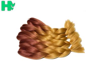 China Ombre Braiding Wave Synthetic Hair Pieces 100g Rainbow Color No Lice for Women for sale