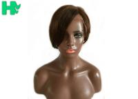China Short Style Full Front Lace Wig Mixed Color 10 Inch for Black Women Synthetic Hair for sale