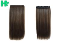 China 100% Human Hair Clip In Extensions 12-32 Inch Straight Silky Tangle Free Comfortable for sale