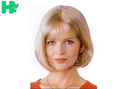 China Bobo Blonde 10 Inch Synthetic Hair Wig 150g Short Fashionable Women Wig for sale