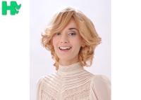 China Loose Curly Wavy Short Synthetic Wig 8-30 Inch Natural Hairline Mixed Color for sale