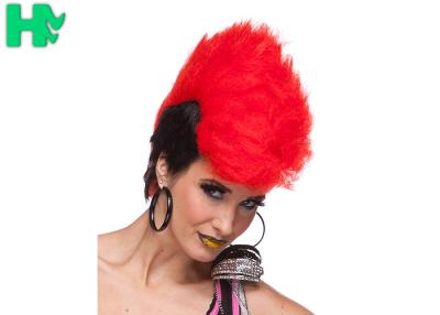 China Eco Friendly Synthetic Fiber Cosplay Short Wig 6-30 Inch Custom Color Sports Fan Wig for sale