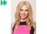 China 14 Inch 100% Synthetic Heat Resistant Front Lace Wig Curly Natural Hairline for sale