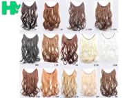 China Synthetic Clip In Hair Extensions 100% Heat Resistant Fiber 6-28 Inches for Women for sale