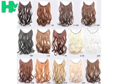 China Synthetic Clip In Hair Extensions 100% Heat Resistant Fiber 6-28 Inches for Women for sale