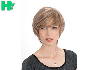 China 27T613 Highlight Color Short Synthetic Hair Wig 6-28 Inch Fashion Natural Look for sale
