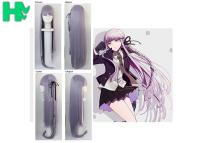 China Fancy Wig Cosplays Purple Synthetic Straight Hair Wig for Women 22 Inch Free Size for sale