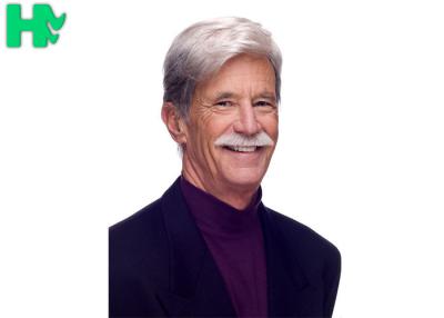 China Classic Short Synthetic Hair Wig for Old Men 10 Inch No Tangle No Shed for sale