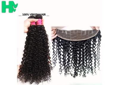 China 100% Human Virgin Hair 13x4 Deep Curly Lace Closure with Baby Hair 8-24 inch for sale