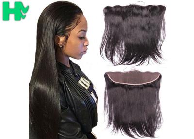 China 100% Virgin Human Hair Lace Closure 13x4 Straight Natural Black 8A 8-24 Inch for sale