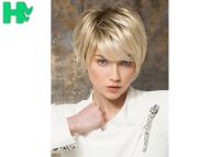 China Heat Resistant Fiber Synthetic Short Natural Straight No Lace Wig 10 Inches for Women for sale