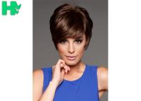 China Wholesale Synthetic Hair Full Head Wig 8 Inch Heat Resistant No Lace 120g for sale