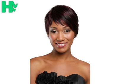 China Heat Resistant Synthetic Short Hair Wig for African Women 8 Inch 120g for sale