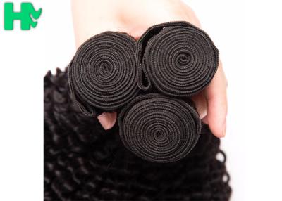 China Malaysian Natural Color Kinky Curly 100% Remy Human Hair Extensions 8-30 Inch for sale