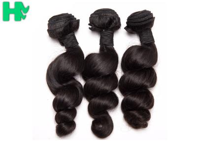 China Peruvian Loose Wave Remy Human Hair Extensions 100g Natural Black Soft Smooth 8-30 Inch for sale