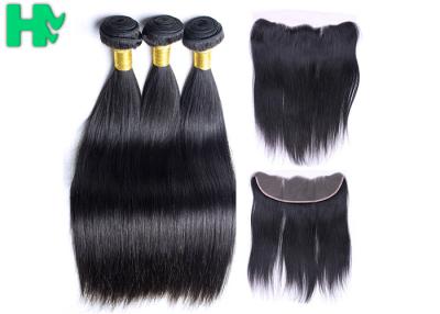 China 13x4 Straight Frontal Peruvian Human Hair Lace Closure 100% Virgin No Shedding for sale