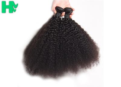 China 100% Virgin Peruvian Kinky Curly Human Hair Extensions 8-30 Inch Natural Black 100g for sale