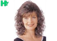 China Synthetic Fiber Curly Wig Heat Resistant 30pcs Wholesale Party Wig OEM ODM for sale