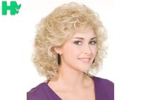 China Heat Resistant Synthetic Wigs Short Wave Blonde 10-20 Inch High Temperature Fiber for sale