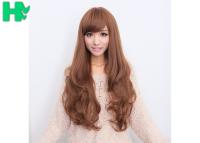 China Wholesale Brown Synthetic Long Wigs 22-24 Inch Heat Resistant Party Hair Wigs for Women for sale