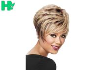 China 8 Inch Short Straight Synthetic Wig for Women Adjustable Cap Size 30 Colors for sale