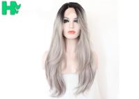 China Synthetic Cosplay Wig Black Gray Custom Color 30pcs MOQ OEM Accepted for sale