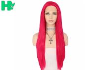 China 28 Inch Long Straight Heat Resistant Synthetic Cosplay Wig Adjustable Cap Size for sale