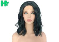 China Black Short Natural Wave Synthetic Cosplay Wig for Lady Heat Resistant 150g 14 Inch for sale