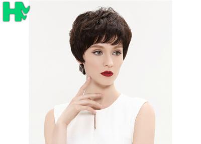 China Full 1 Piece Black Synthetic Wig Half Hand Tied Half Machine Made Heat Resistant 150-220C for sale