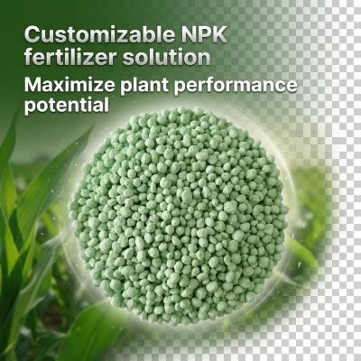 China Green Nitrogen Phosphorus Potassium Compound Fertilizer Granular for sale