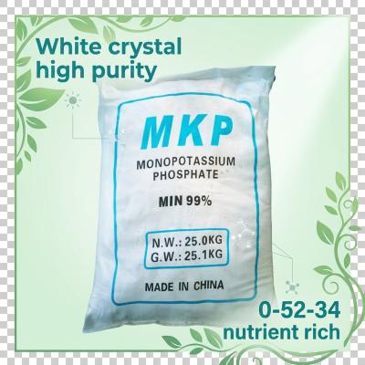 China 1200Kg/M3 Monopotassium Phosphate Fertilizer 7778-77-0 MKP Phosphate for sale