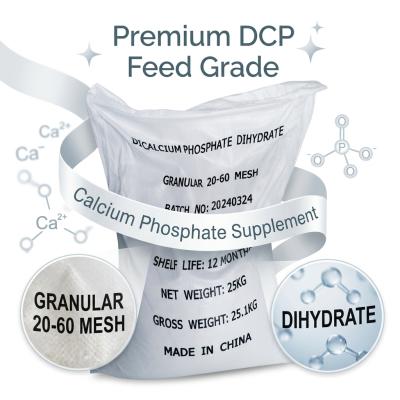 China 25kg PH5.0-PH7.0 Di Calcium Phosphate DCP Powder For Poultry for sale