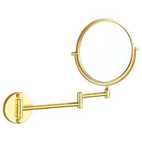 China Illuminated Folding Bathroom Mirror with 3 Times Magnification and Retractable Design for sale