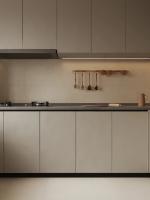 China Solid Wood Modular Kitchen Cabinets With Custom Finish And Handle Knob Accessories for sale