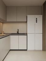China Solid Wood Modular Kitchen Cabinets With Custom Finish And Handle Knob Accessories for sale