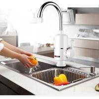 China Electric Faucets and Single Handle Hot Water Sink Mixer Tap for Kitchen Water Taps for sale