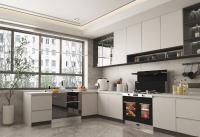 China Custom Design Home Kitchen Furniture with Fireproof Boards and Solid Wood Material for sale