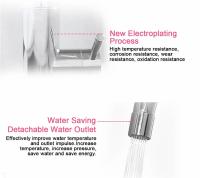 China Plastic Ceramic Cartridge Instant Boiling Water Tap for Deck Mounted Electric Heating for sale