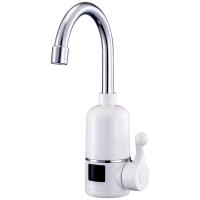 China Contemporary Style Electric Kitchen Water Tap with Hot and Cold Mixing Brushed Finish for sale