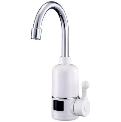 China Contemporary Style Electric Kitchen Water Tap with Hot and Cold Mixing Brushed Finish for sale