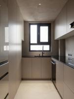 China Custom Modular Modern Design Home Kitchen Furniture Kitchen Cabinet Fireproof Boards for sale