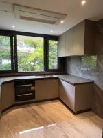 China Custom Finish Kitchen Cabinet Modern Design Furniture with Fireproof Boards Material for sale