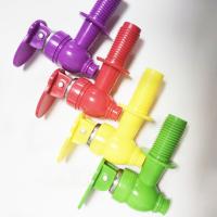 China 17mm PP Full Color 7 Color Parker Seal Kit Plastic Water Dispenser Faucet Basin Faucets Single Handle Metered Faucets Brass for sale