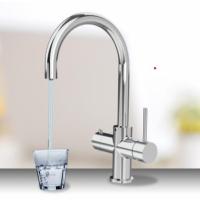China Instant Boiling Water Kitchen Tap 4 in1 Stainless Steel Hot Cold Mixer and Filtration for sale