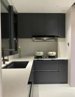 China Modular Kitchen Cabinets 2024 Fireproof Boards for Custom Modern Simple Design Furniture for sale